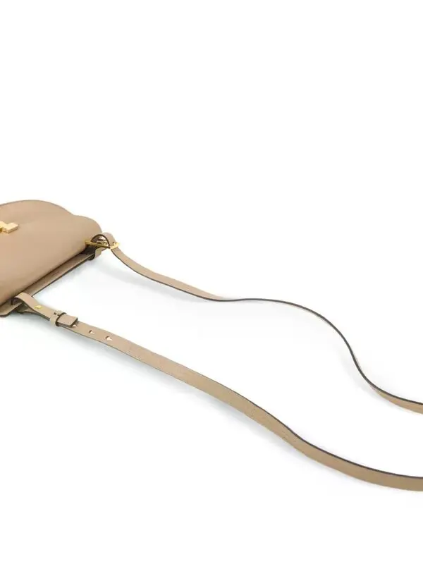 Chloé Georgia Leather Shoulder Bag - Neutrals