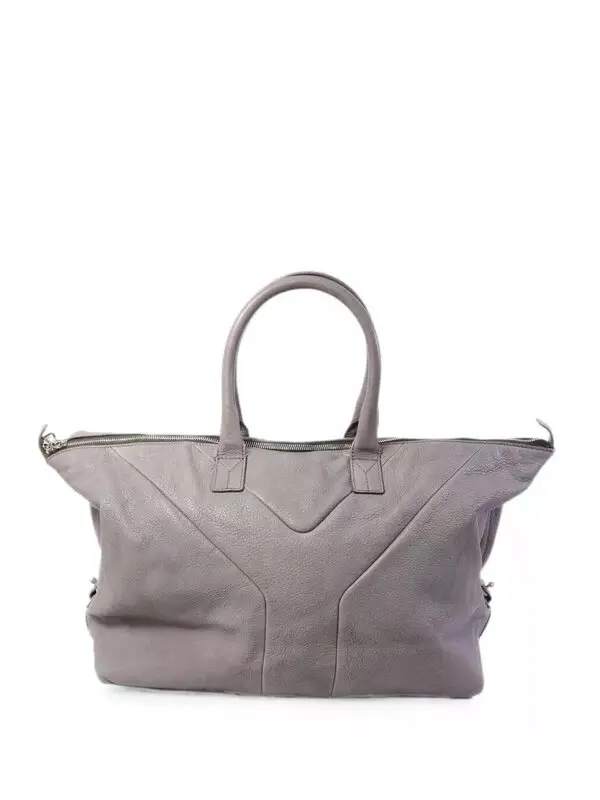 Saint Laurent Panelled Leather Tote Bag