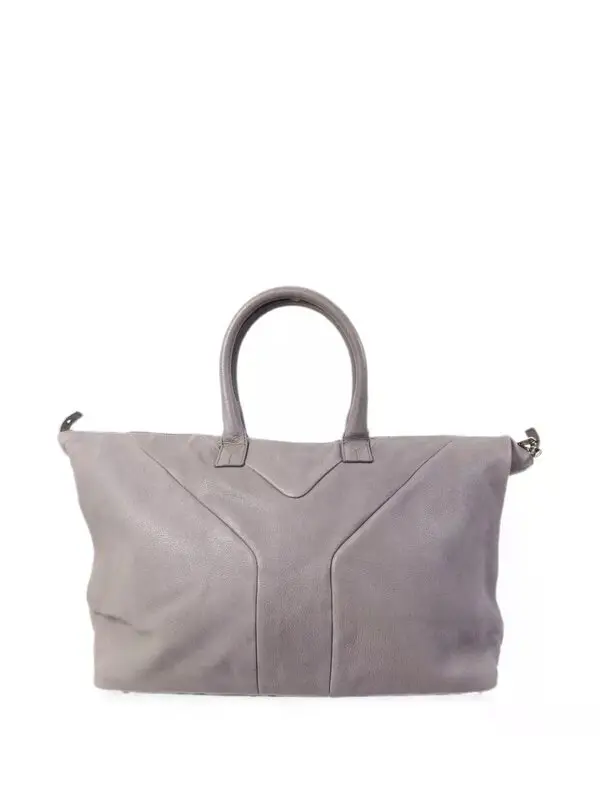 Saint Laurent Panelled Leather Tote Bag