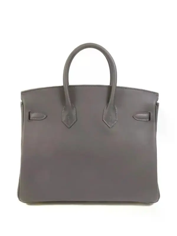 Hermès 25 Birkin Swift Shoulder Bag - Grey