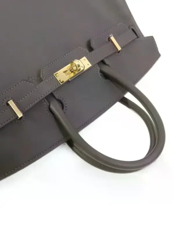 Hermès 25 Birkin Swift Shoulder Bag - Grey