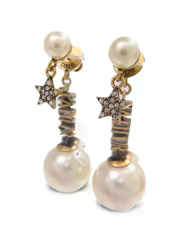 Dior J'adior Star Earrings - Gold