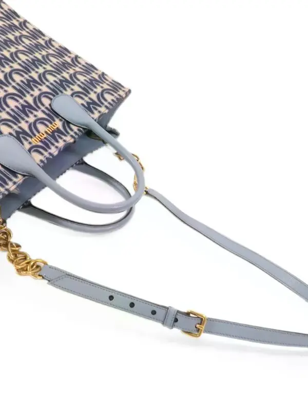 Miu Miu Logo-jacquard Shoulder Bag