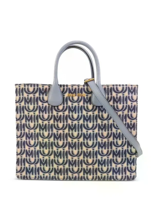 Miu Miu Logo-jacquard Shoulder Bag