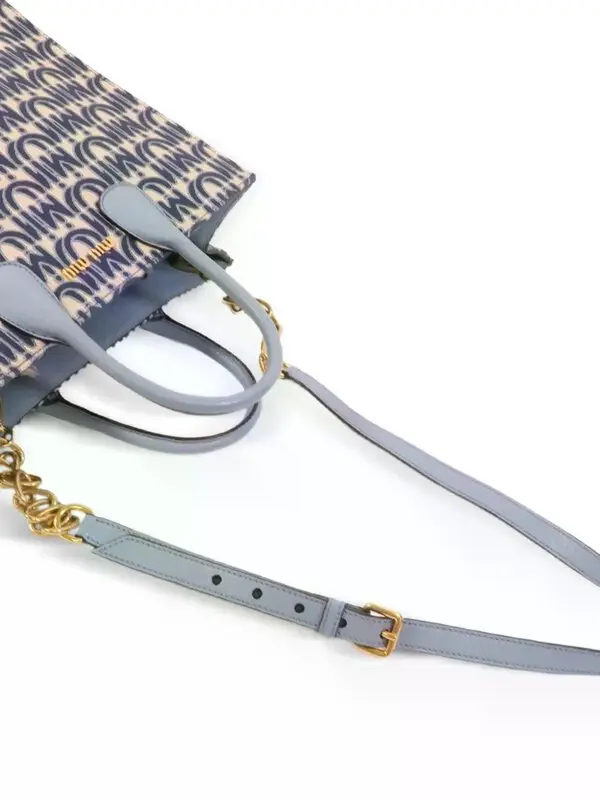 Miu Miu Logo-jacquard Shoulder Bag