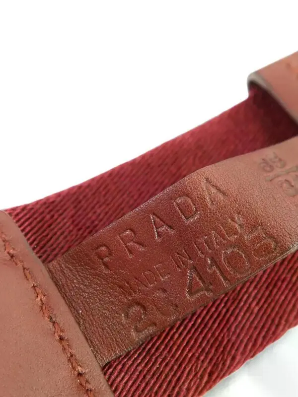 Prada Logo Belt
