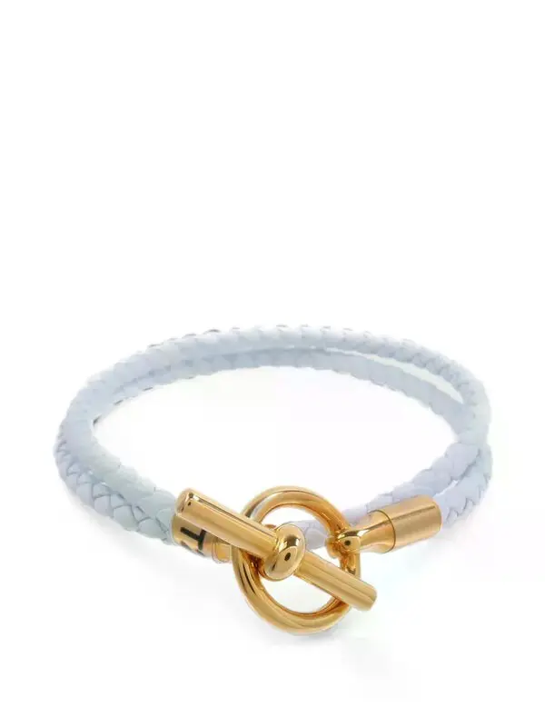 Hermès Glenan Double Tour Leather Bracelet