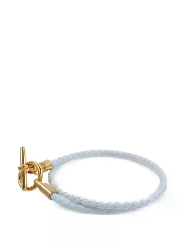 Hermès Glenan Double Tour Leather Bracelet