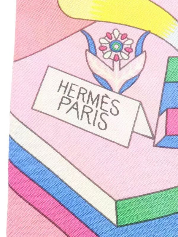 Hermès Twilly Graphic-print Scarf