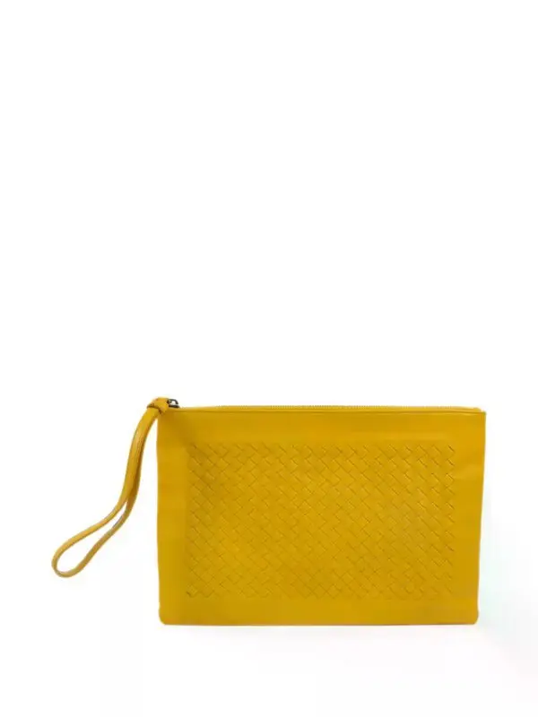 Bottega Veneta Intrecciato Leather Clutch Bag