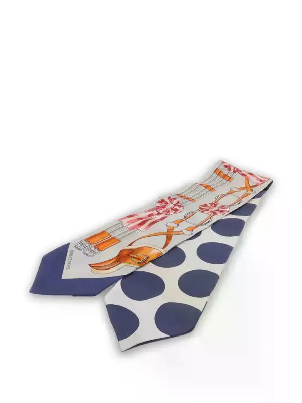 Hermès Maxi Twilly Scarf - Neutrals