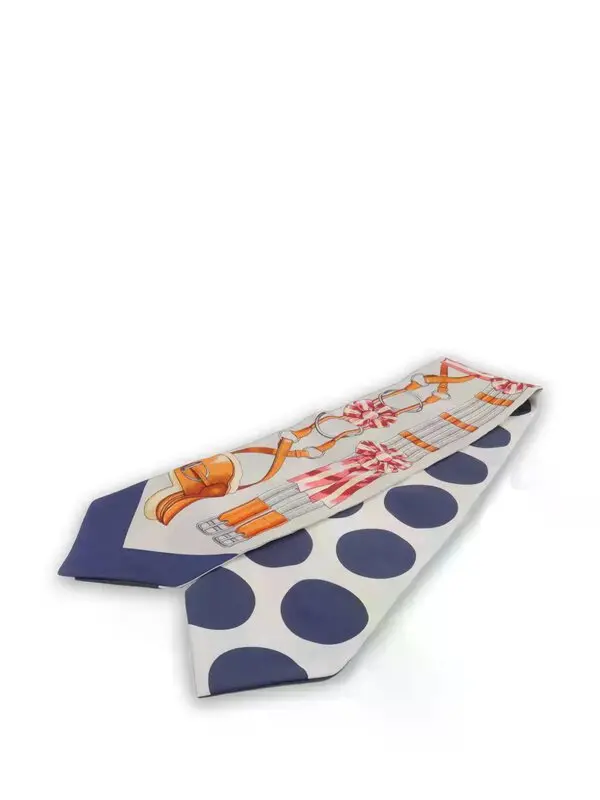 Hermès Maxi Twilly Scarf - Neutrals