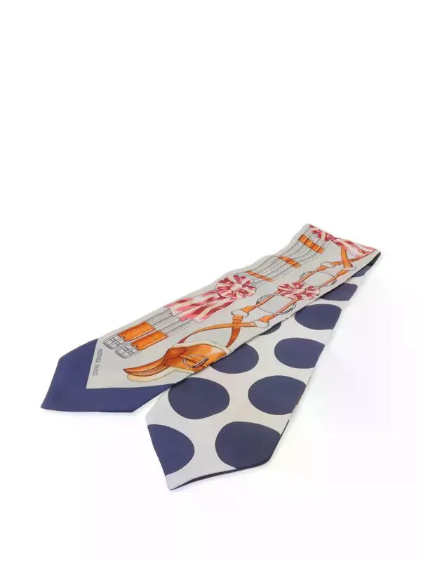 Hermès Maxi Twilly Scarf - Neutrals