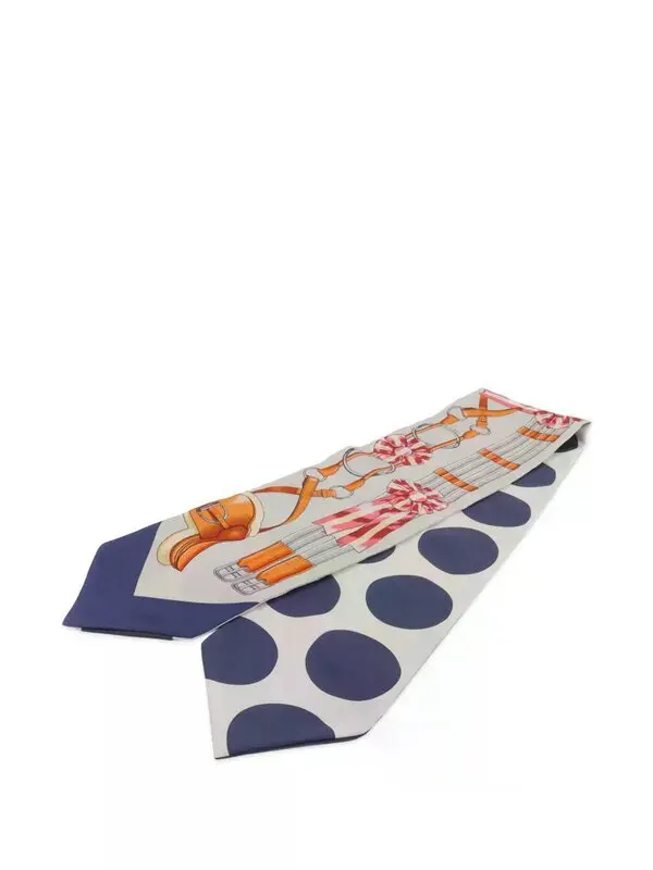 Hermès Maxi Twilly Scarf - Neutrals
