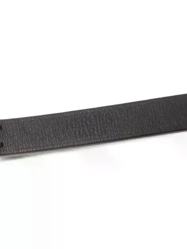 Hermès Leather Triple-wrap Bracelet With Hapi Buckle - Black