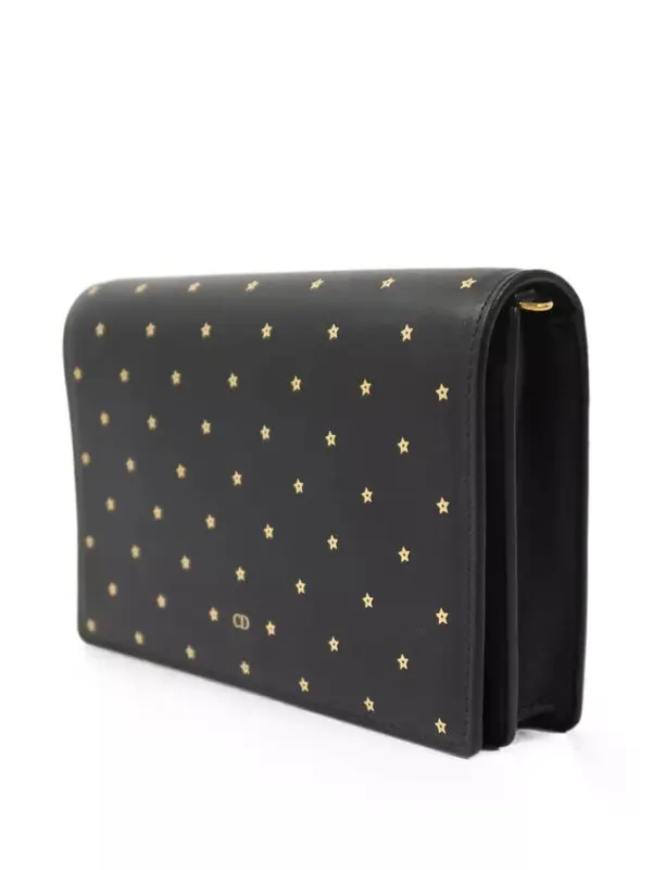 Dior Star-studded Leather Shoulder Bag
