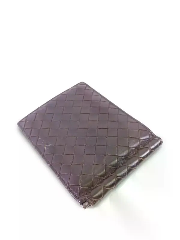 Bottega Veneta Intrecciato Bifold Money-clip Wallet - Brown