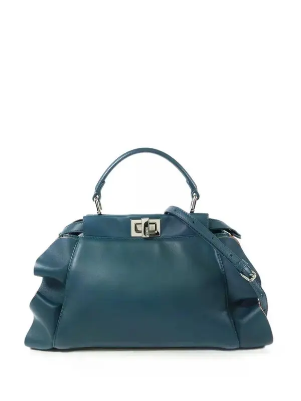 Fendi Peekaboo Wave Shoulder Bag - Green