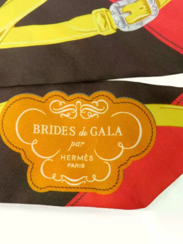 Hermès Brides De Gala Twilly Scarf