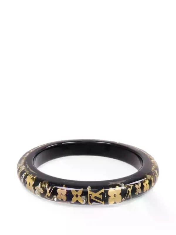 LOUIS VUITTON Inclusion Crystal Bangle - Black