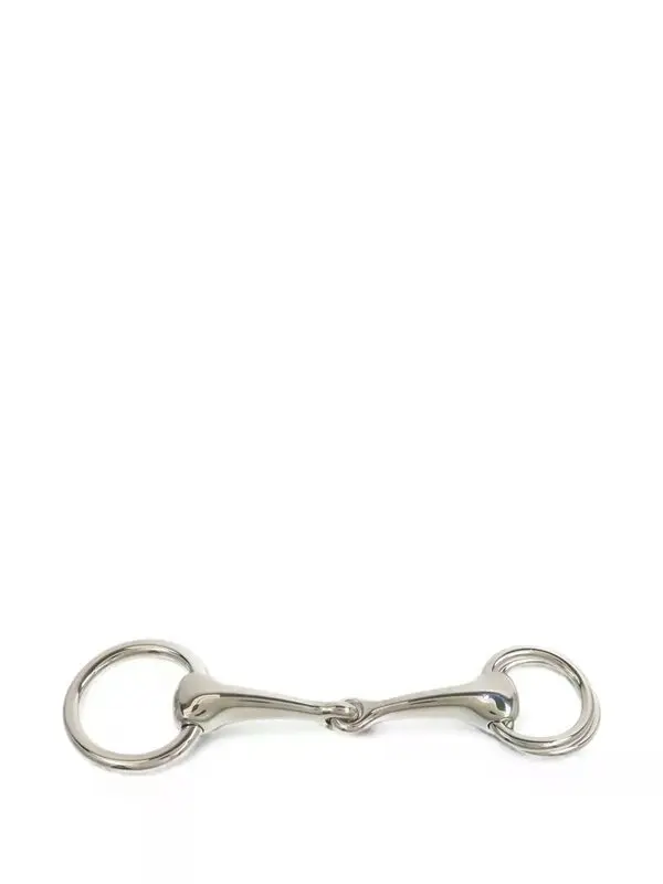 Hermès Horsebit Scarf Ring - Silver