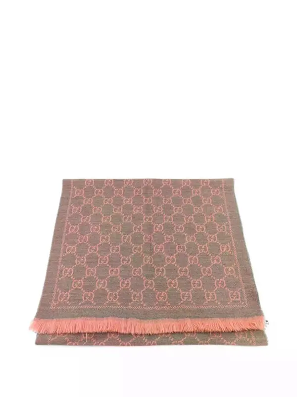 Gucci Gg Supreme Scarf - Grey