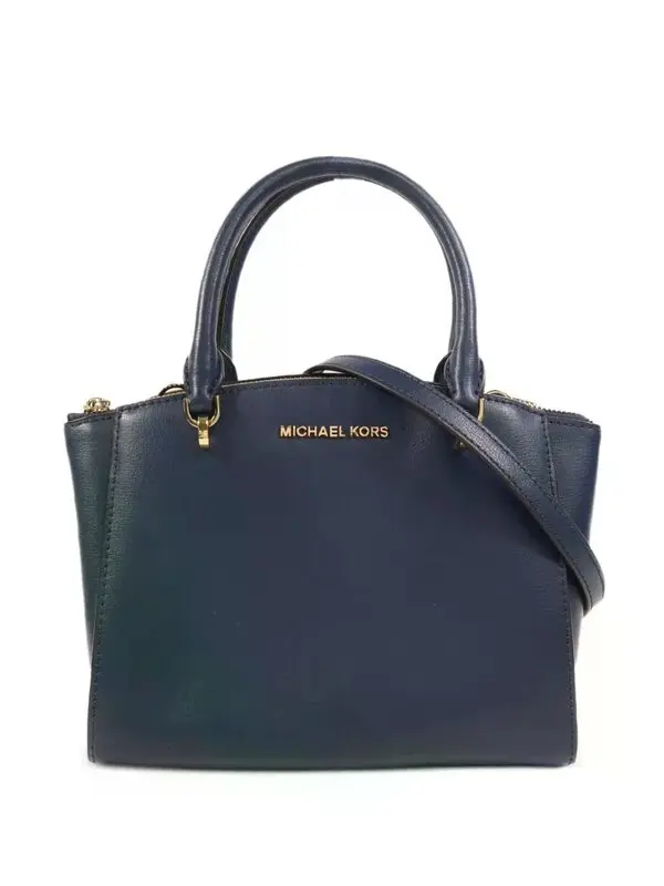 Michael Kors Leather Shoulder Bag - Blue