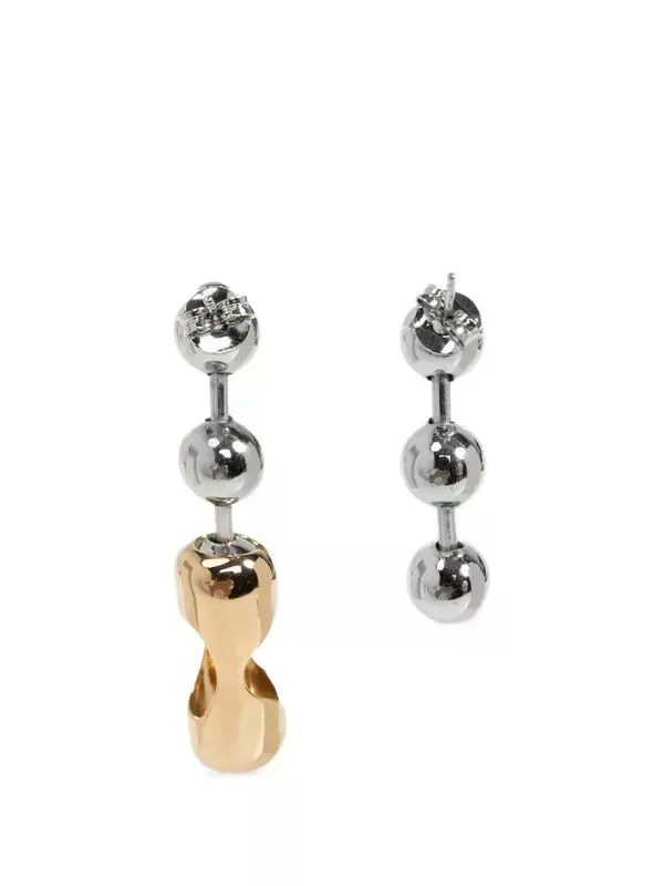 MAISON MARGIELA Two-tone Orb Drop Earrings