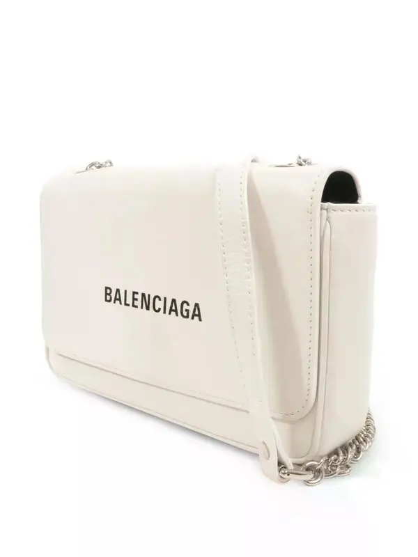 Balenciaga White Leather Shoulder Bag