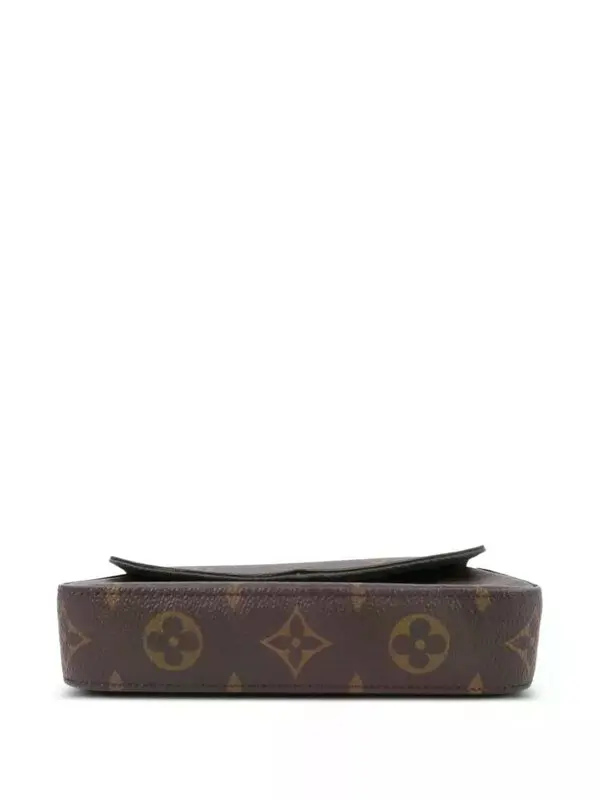 LOUIS VUITTON Monogram Felicie Strap & Go Shoulder Bag - Brown