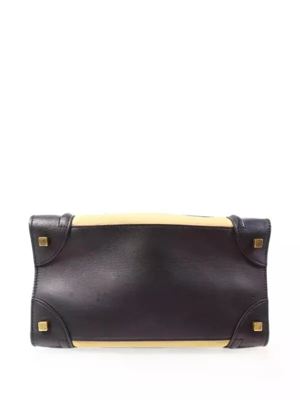 Celine Mini Luggage Leather Tote Bag