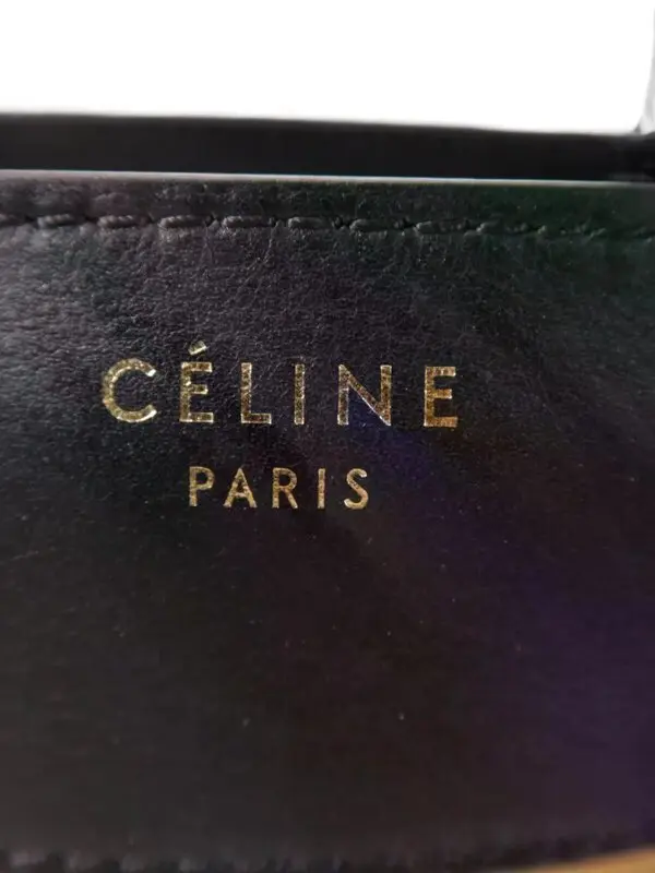 Celine Mini Luggage Leather Tote Bag - Neutrals