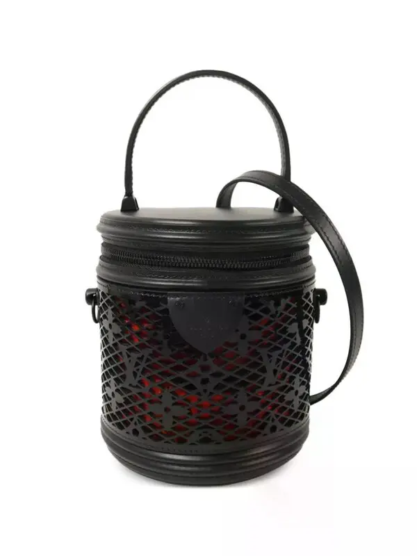 LOUIS VUITTON Monogram Lace Cannes Tote Bag - Black