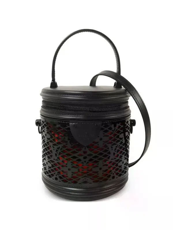 LOUIS VUITTON Monogram Lace Cannes Tote Bag - Black