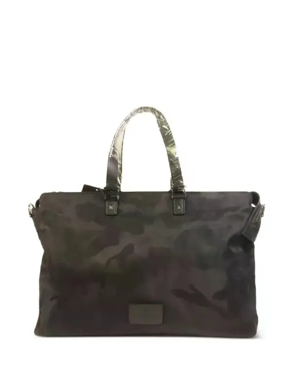 Valentino Garavani Camouflage-print Briefcase Bag