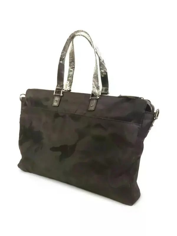 Valentino Garavani Camouflage-print Briefcase Bag