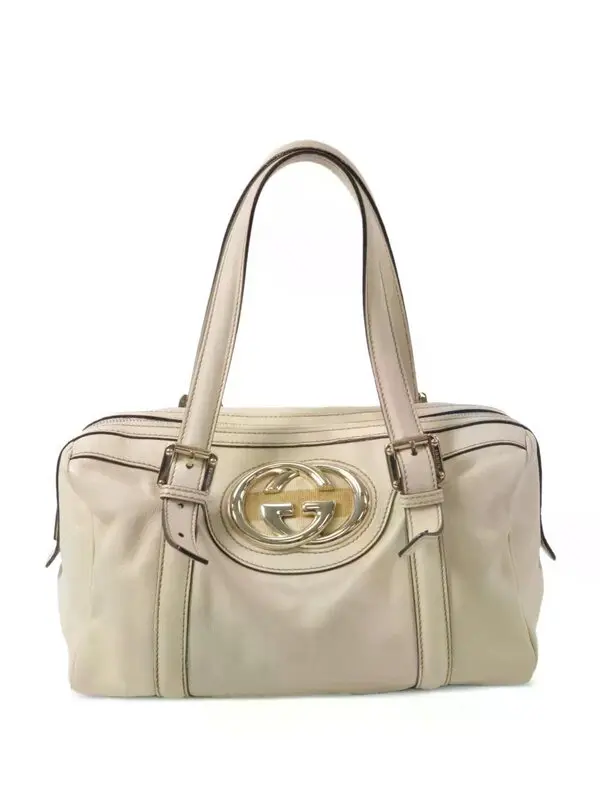 Gucci Interlocking G Buckle Tote Bag
