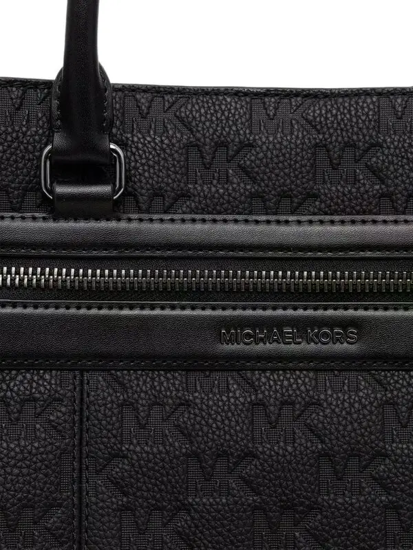 Michael Kors Jet Set Monogram Leather Tote Bag