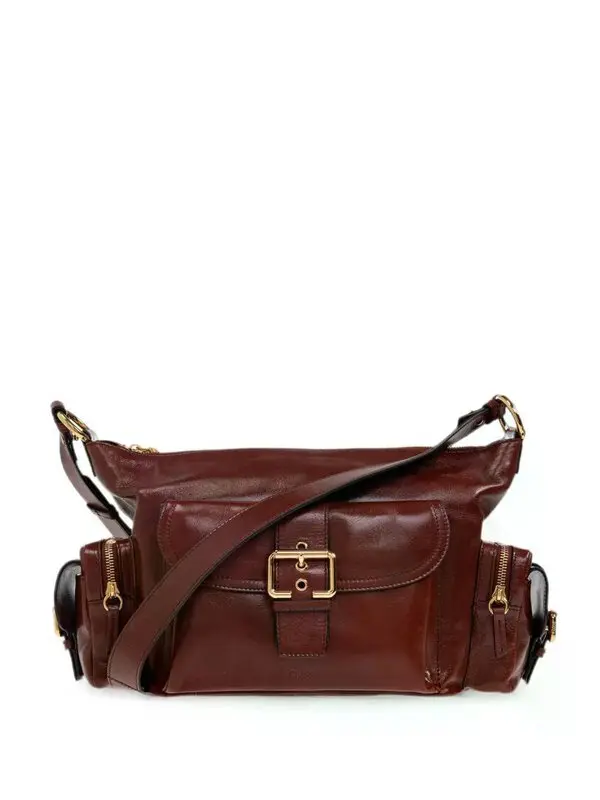 Chloé Buckle-detail Multi-pocket Shoulder Bag