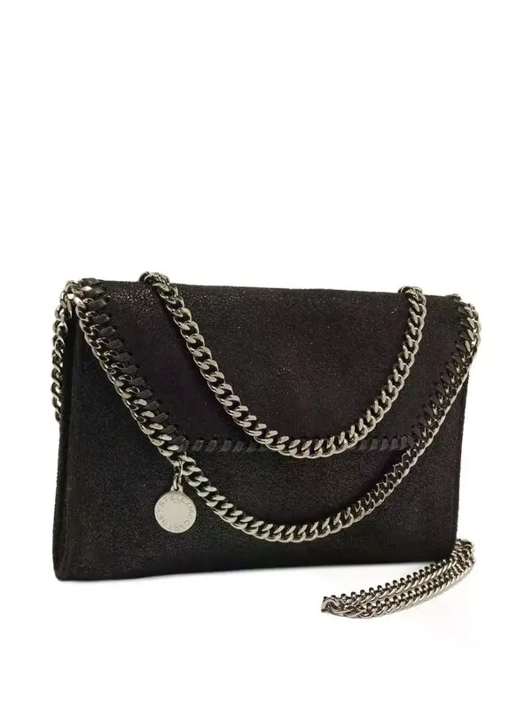 Stella McCartney Mini Falabella Flap Cross Body Bag - Black