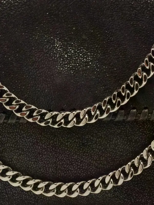Stella McCartney Mini Falabella Flap Cross Body Bag - Black