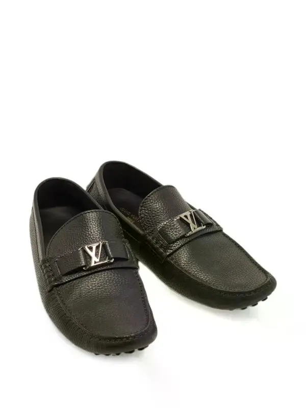 LOUIS VUITTON Hockenheim Leather Loafers