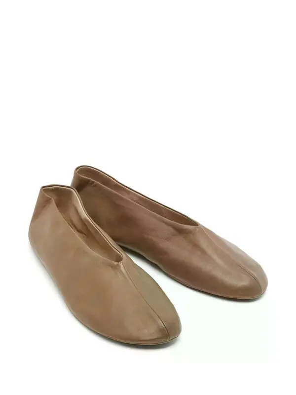 THE ROW Stella Ballet Flats - Brown