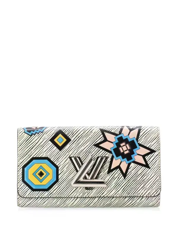 LOUIS VUITTON Twist Wallet Limited Edition Printed Epi Leather Small Wallets