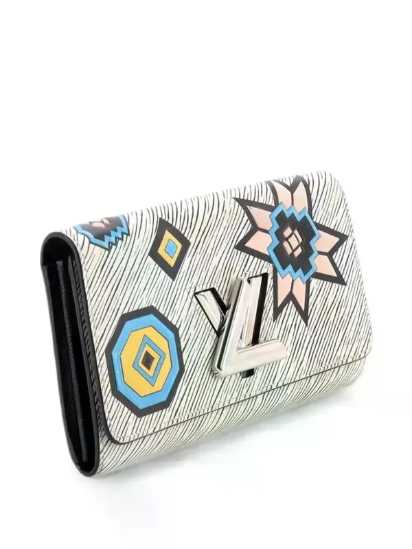 LOUIS VUITTON Twist Wallet Limited Edition Printed Epi Leather Small Wallets