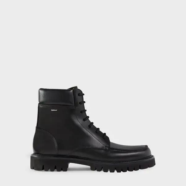 GIUSEPPE ZANOTTI Leather Lace-up Ankle Boots