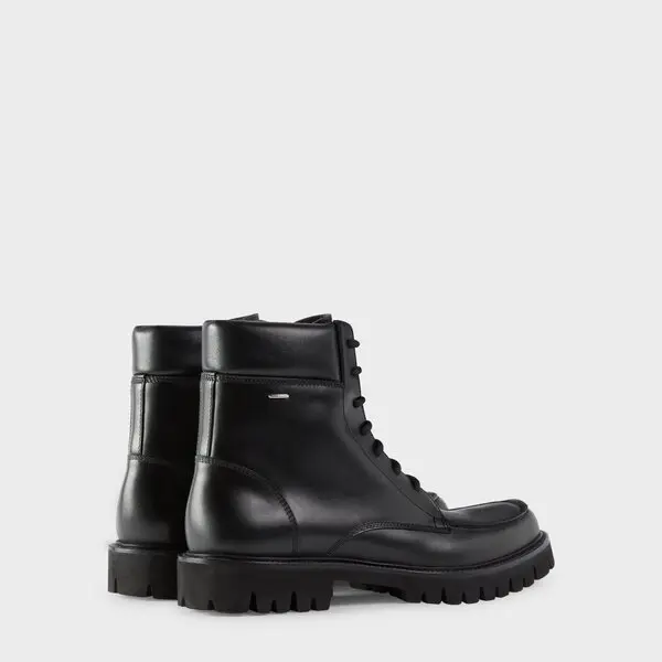 GIUSEPPE ZANOTTI Leather Lace-up Ankle Boots