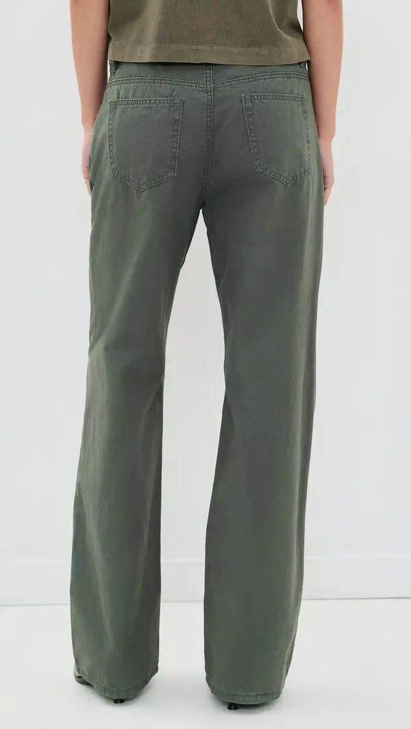 Lioness Penny Pants Wide Leg Button Front Trousers