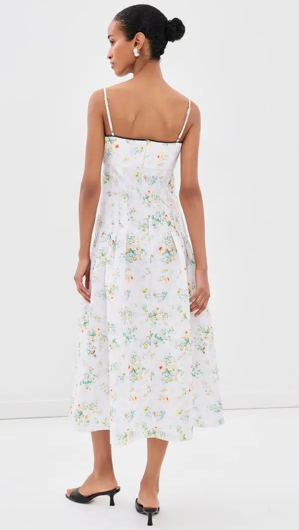 KIKA VARGAS Lena Midi Dress