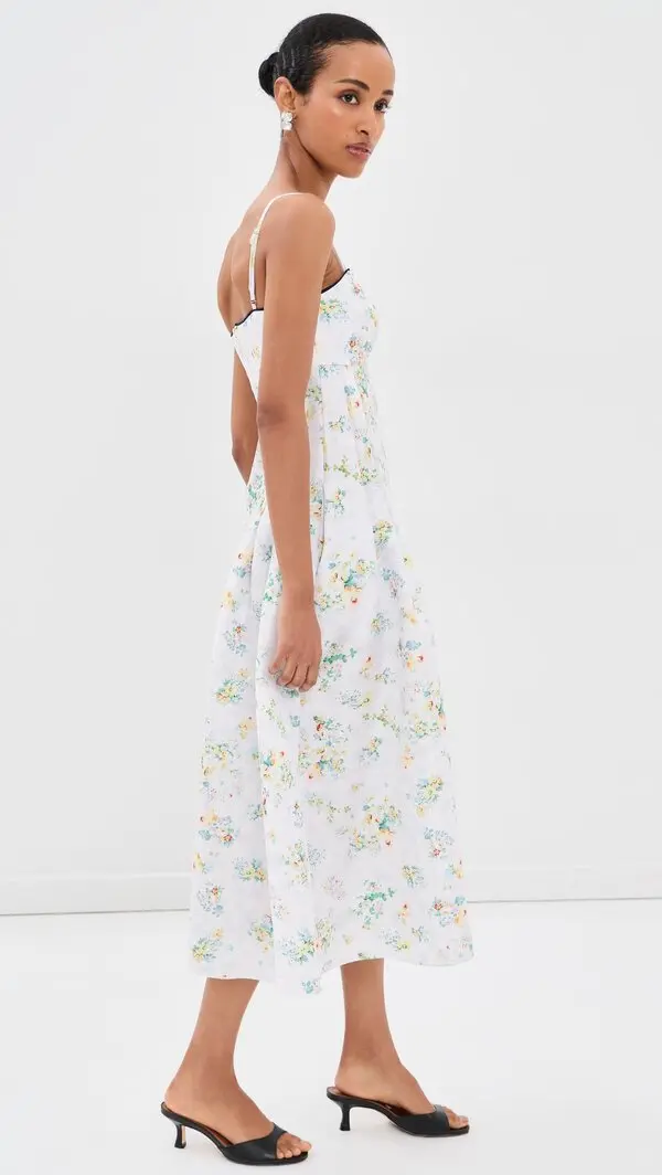 KIKA VARGAS Lena Midi Dress